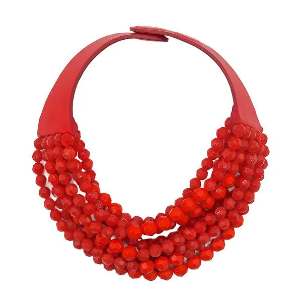 Fairchild Baldwin Bella Grace Ferrari Necklace - Red