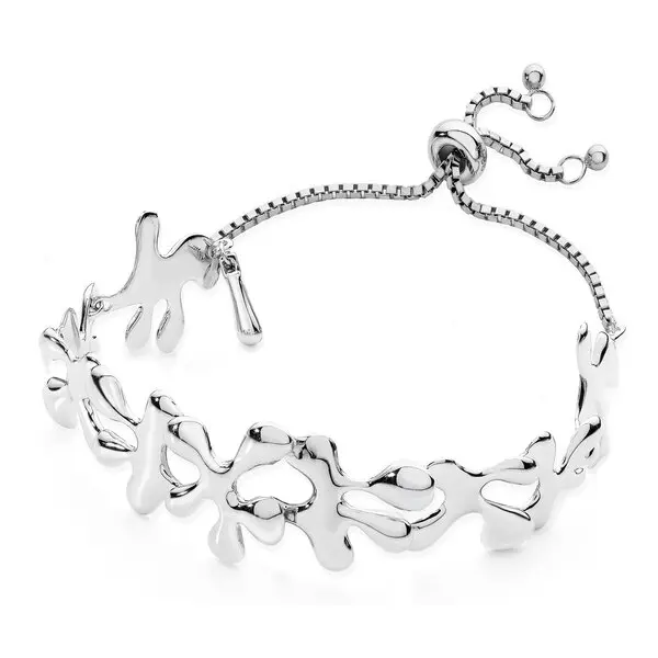LUCY QUARTERMAINE Splash Slider Bracelet - Silver