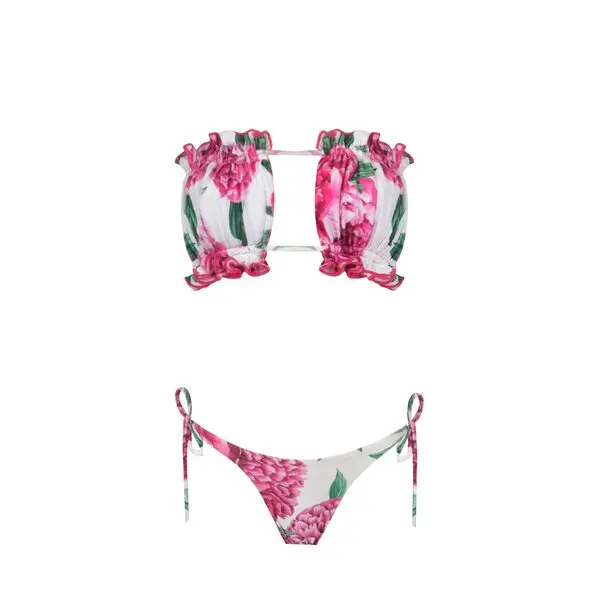 NUR KARAATA Sun Bikini Set - Brown
