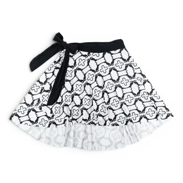 FORZA CAVALLO Horse & Shoe Wrap Skirt - White
