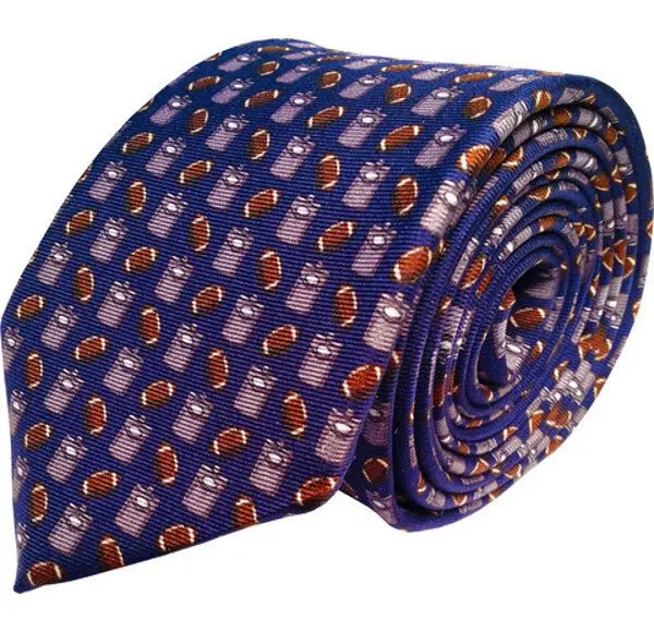 LAZYJACK PRESS Tailgating Tie - Blue