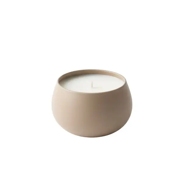 VILLA ABURI Mini Scented Travel Candle: Savannah Daze With Cotton Wick - Gold