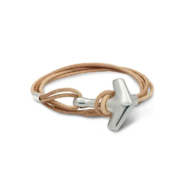 FREYA & THOR OF SWEDEN Arch Bracelet & Duo Double Brown - Silver
