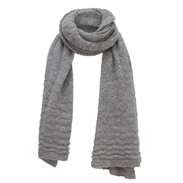 ALPACA APPAREL Alpaca Textured Wrap - Grey