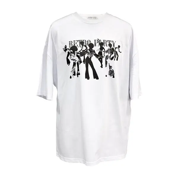 MAISON BOGOMIL Black / White T-shirt Retro Party In Black And White - Black/white