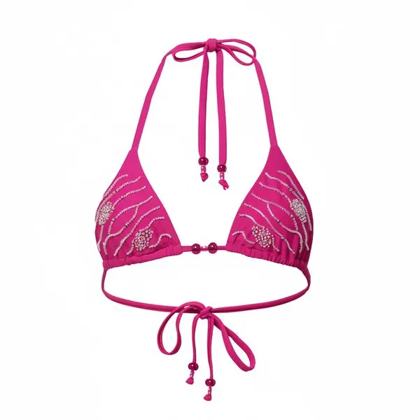 RAW POTENTIAL Alana Bikini Top In Hot - Pink