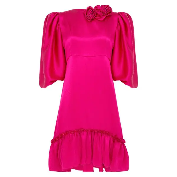 LISA THE LABEL Le Jardin Petal Dress - Red