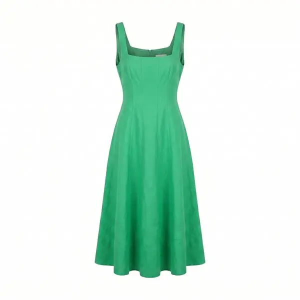 Yumi Kim Sienna Linen Dress - Green
