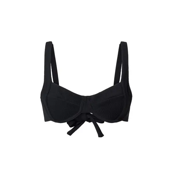 AQVA SWIMWEAR Turqueta Bikini Top - Black