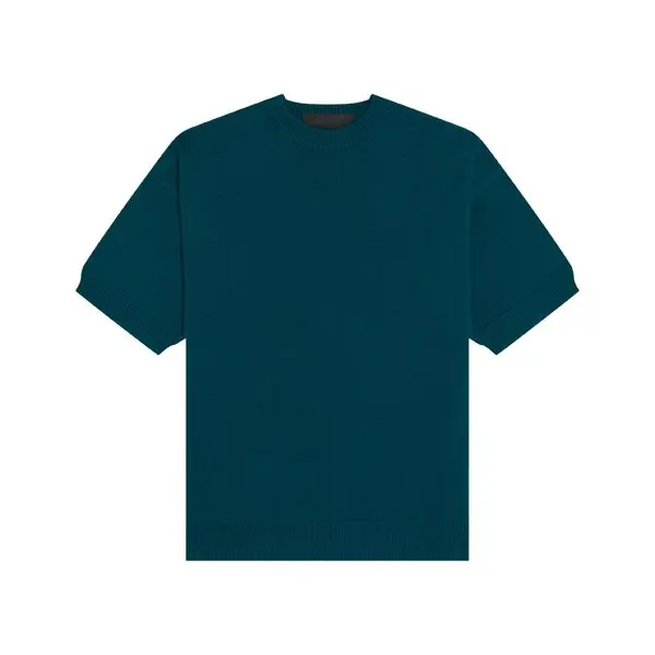 Place Of Ëlms Green / Blue Capri Mare T-shirt - Green/blue
