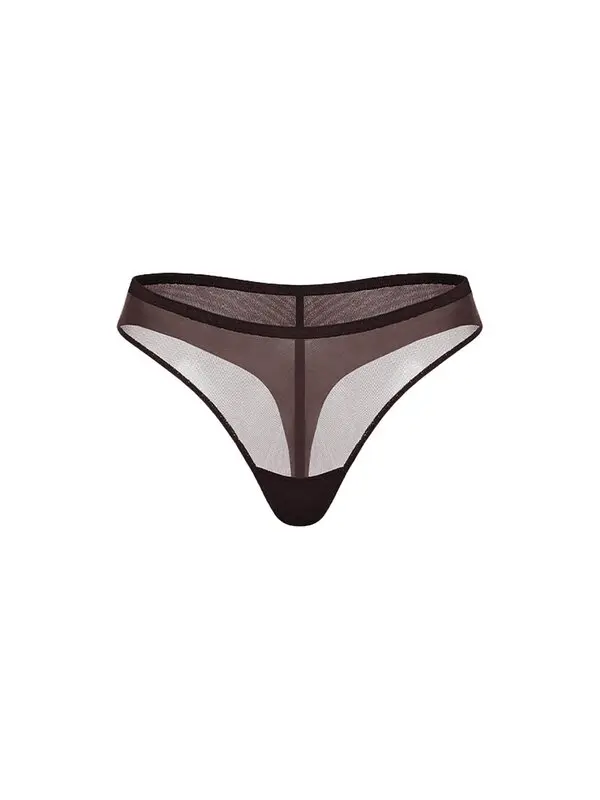 ZHILYOVA Unnamed Gravity Thong - Brown