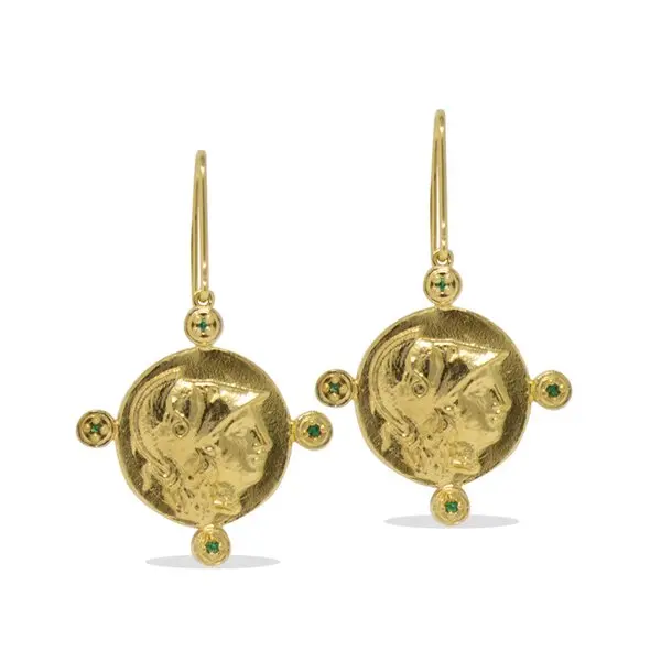 VINTOUCH ITALY Athena -plated Earrings - Gold