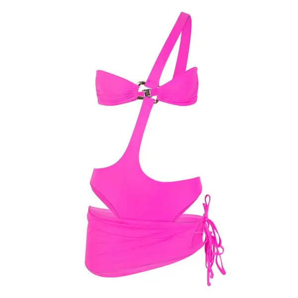 THE DELAROSE SISTERS Ruby Rosa One-piece And Cover-up - Pink