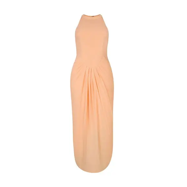 THE GT ATELIER Neutrals Peach Summer Maxi Dress - Orange
