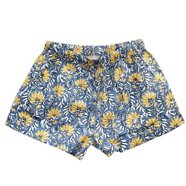 LIME TREE DESIGN Jaipur Sleep Shorts - Blue