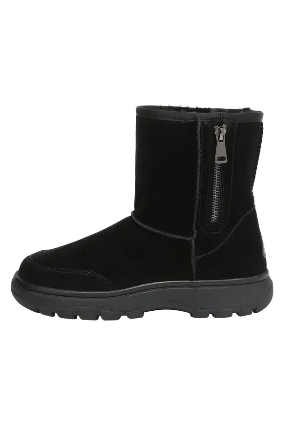 EVERAU AUSTRALIA Starling Zipper Short Boots - Black