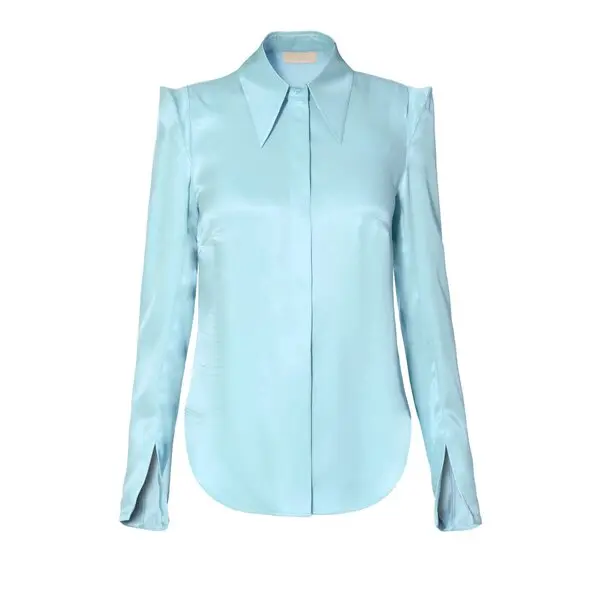 AGGI BY HALEWSKI Stevie How Am I Shirt - Blue