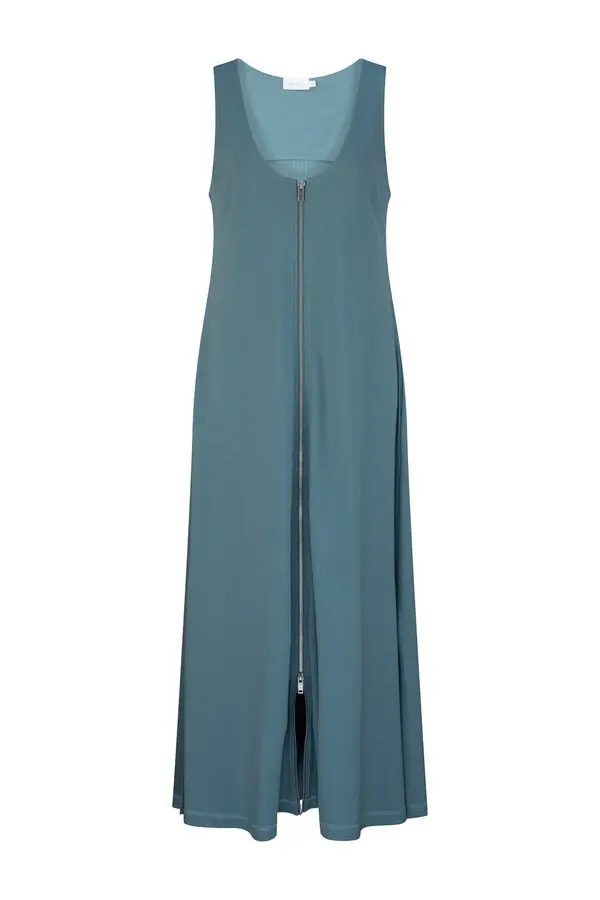 DREF Edinburgh Maxi Dress / Vest Slate - Blue
