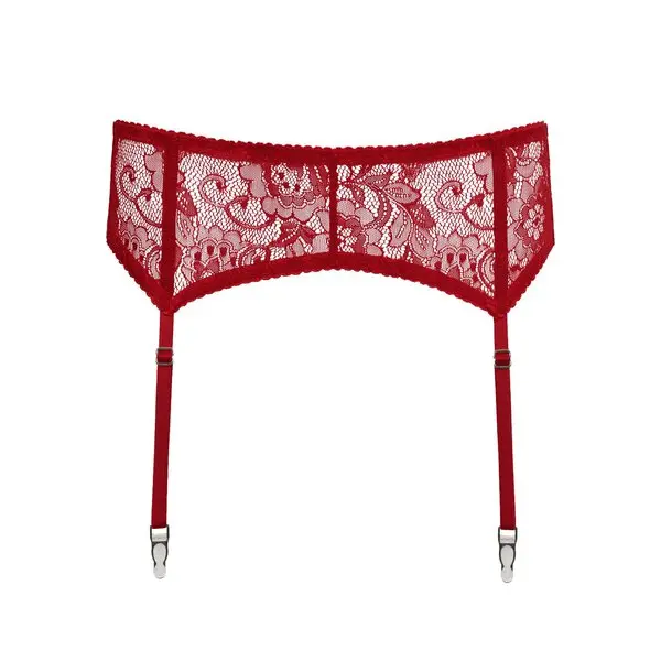 DARILY UNDERWEAR Garter Belt Flame - Red