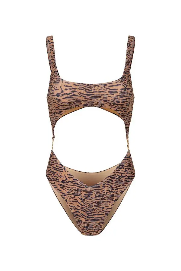 LUNA B One-piece Tempest Swimsuit Leopard Print