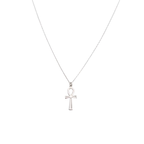 SPERO LONDON Sterling Egyptian Ankh Necklace - Silver