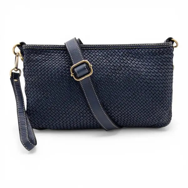 BOLSA NOVA HANDBAGS Bolsa Nova Laura Woven Leather Crossbody Bag