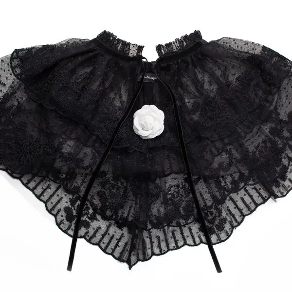 AZIMA MUSAYEVA Dalila Floral Collar - Black