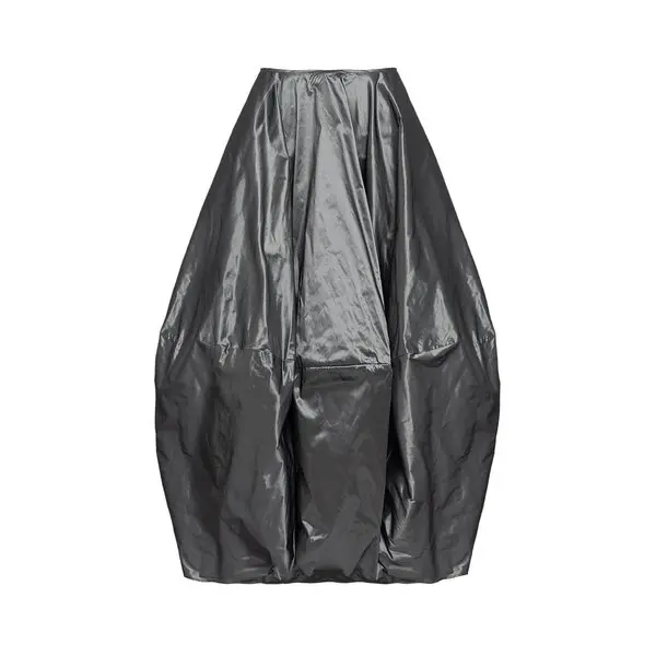 BIANCA POPP Imperial Skirt In Taffeta - Silver