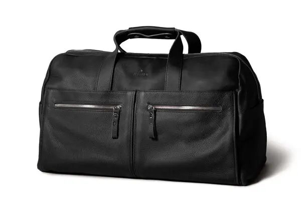 HARBER LONDON Leather Weekender Bag