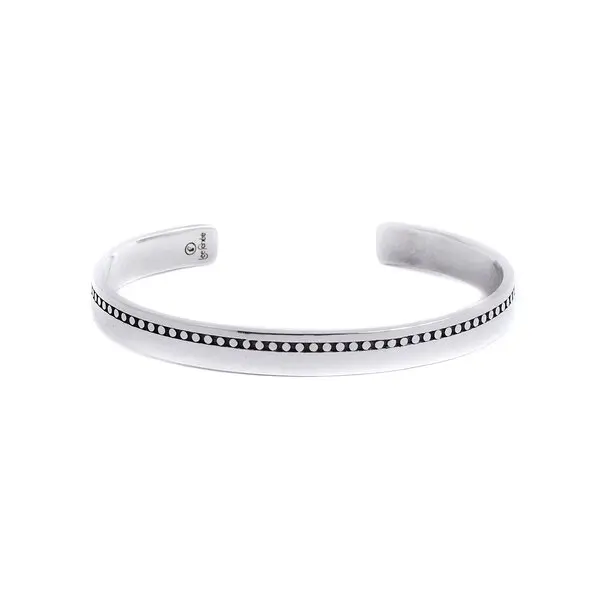 LEE RENEE Black / Silver All At Sea Bangle Silver - Black/silver