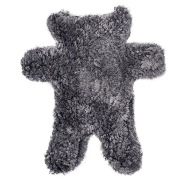 OWEN BARRY Sheepskin Hot Water Bottle Cover Flat Eric Jr. Swedish Silver - Grey
