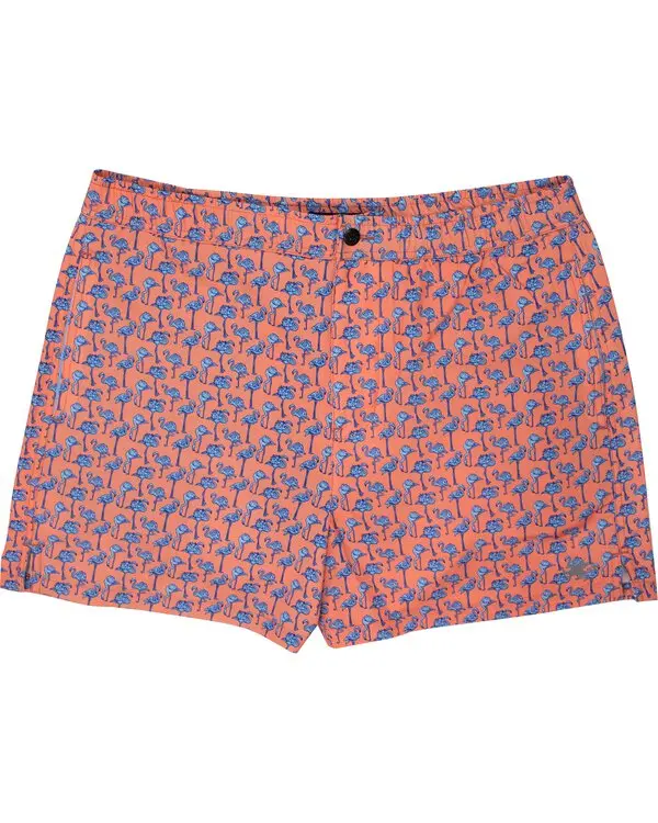 LORDS OF HARLECH Blue / Red Quack Flamingoes Coral - Blue/red