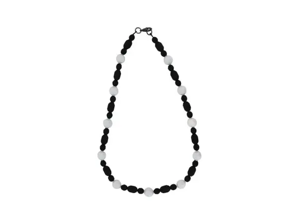 VICKISARGE Black / White Lydia's Simple Necklace - Black/white