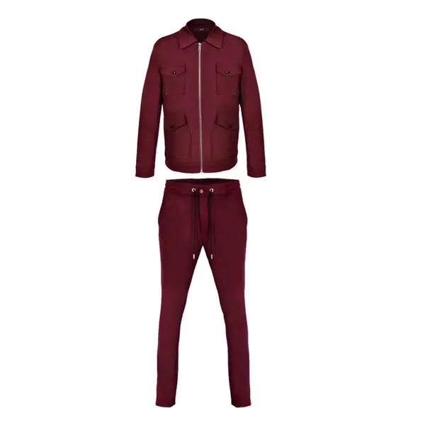 DAVID WEJ Ashford Trucker Set Burgundy - Red