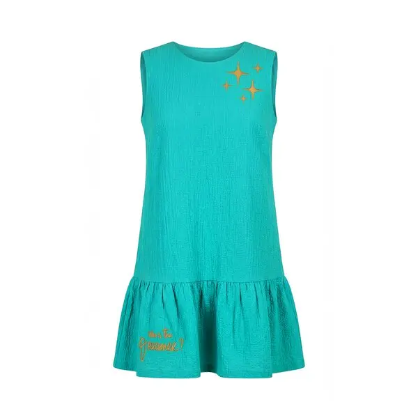 KING NAKED Deep Night Dress - Green