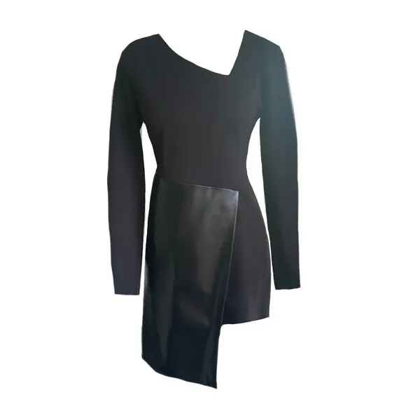MIRIMALIST Sweatshirt Mini Dress - Black
