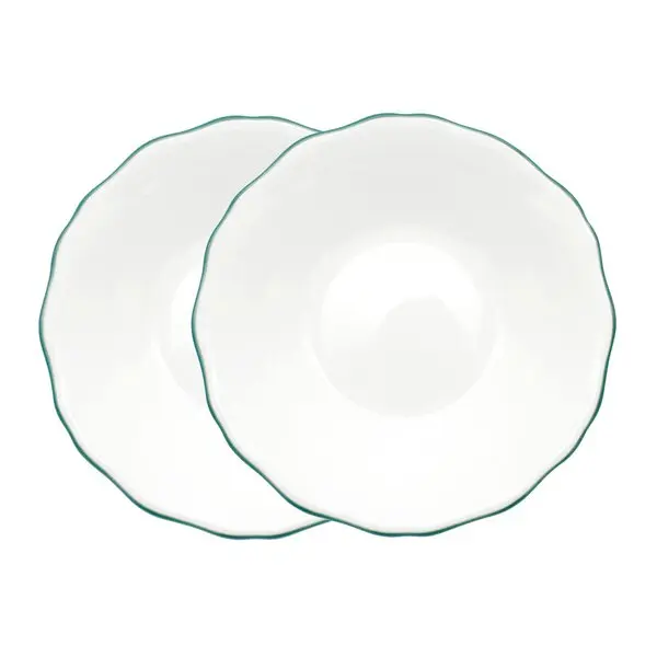 Twig New York Amelie Forest Set Of Two Soup Bowls - Green