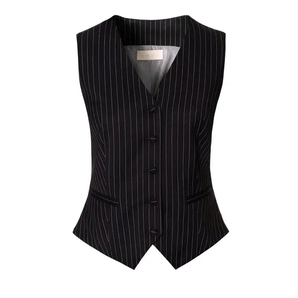 AGGI BY HALEWSKI Hana Shadow Vest - Black