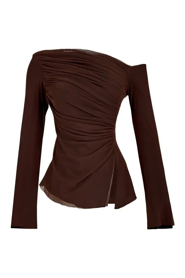GROWNY Caprina Blouse - Brown