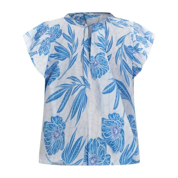 BINDU Marion Top Riviera - Blue