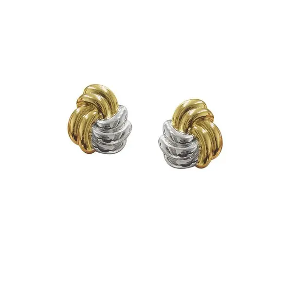 EYECONIC BY SAMAR AJRAM Silver / Gold Carlota Vintage Style Silver & Gold Earrings - Silver/gold