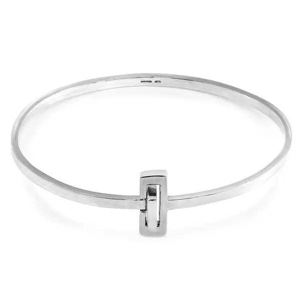 ANCHOR & CREW Soames Gate Midi Wayfarer Bangle - Silver