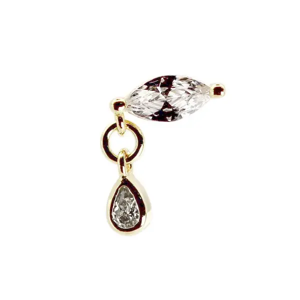 VICSTONENYC FINE JEWELRY Dangle Earrings - Gold