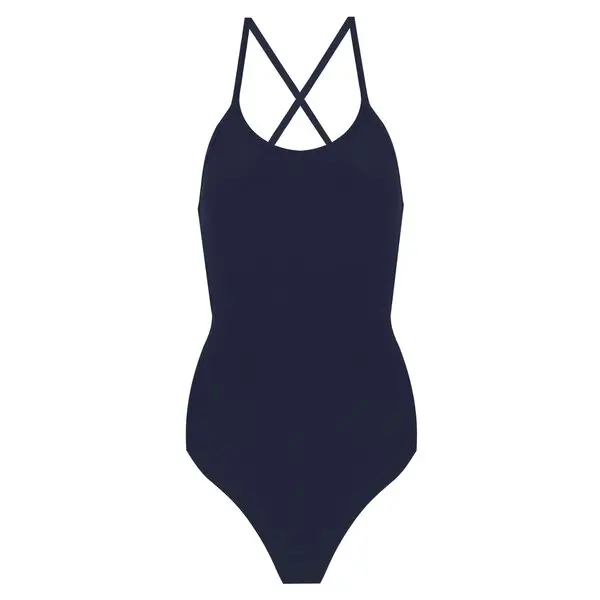 YORSTRULY Racer Swimsuit Indigo - Blue
