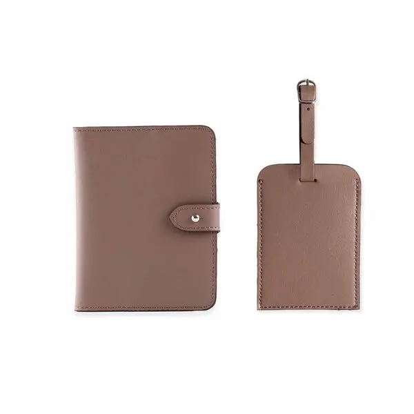 PACK'N TRAVEL Passport Holder And Luggage Tag Set