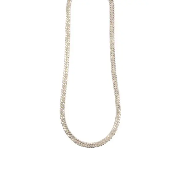 LILA RASA Herringbone Chain Long 22 - Silver