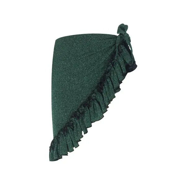NUR KARAATA Lily Sparkle Skirt - Green