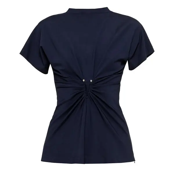 NISSA Short-sleeve Top Navy - Blue