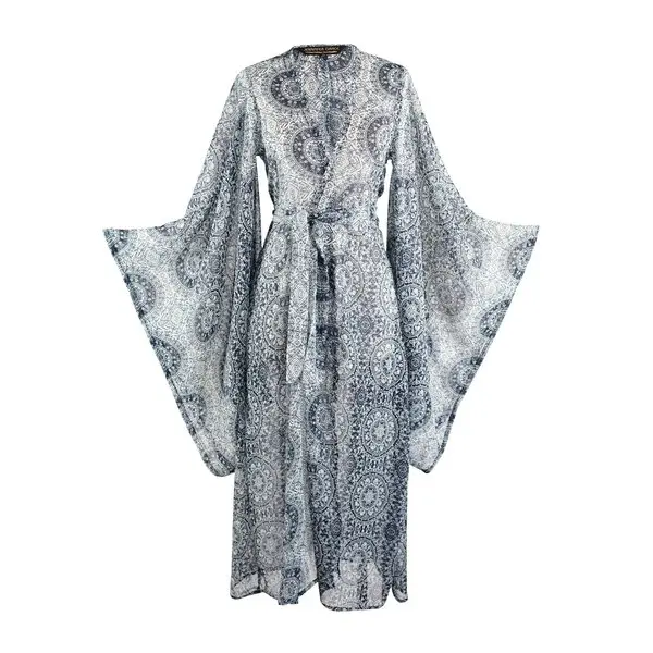 JENNAFER GRACE Sweet Mandala Kimono - Blue