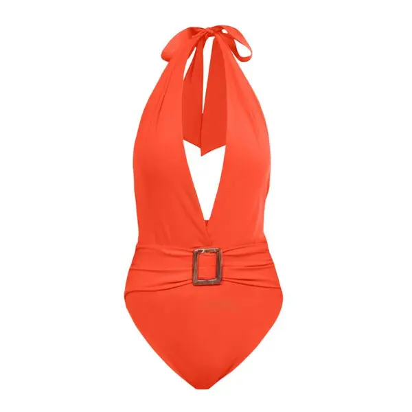 KIKKI-G SWIMWEAR Nada Swimsuit Orange - Red